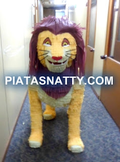PIÑATAS NATTY @pinatas_eventos.natty: PIÑATA LEON "SIMBA"