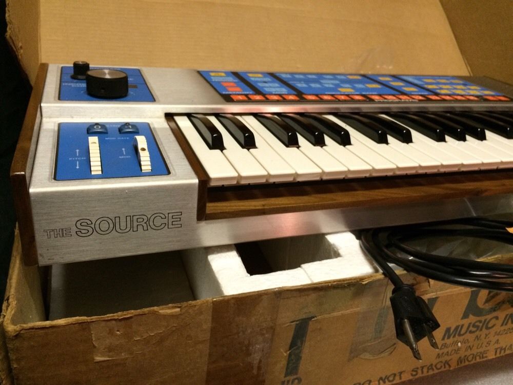 MATRIXSYNTH: 1981 Moog Source Synthesizer SN 1607 w/ Original Box & Extras