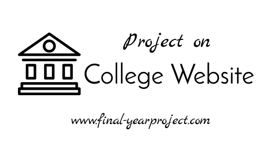 Project Report on College Website - Free Final Year Project's