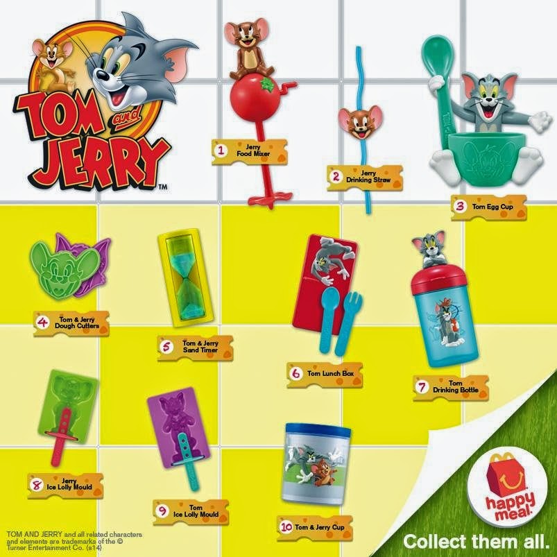 GeekMatic!: Happy Meal 2015: Tom & Jerry Cook-Off Collection!