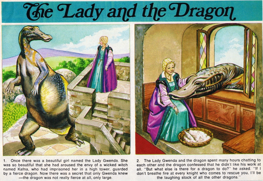 ☆Sharon's Sunlit Memories☆: Sunday Story - The Lady and the Dragon