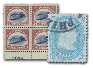 Codex Philately: Le 1 cent Z grill / The Z Grill