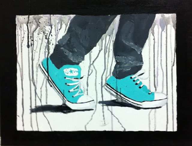Room 101 Art: Shoe Self Portraits, Teen Class