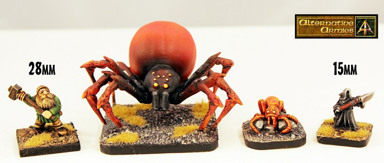 Alternative Armies: Giant Spiders and Spider Swarm for any scale now ...