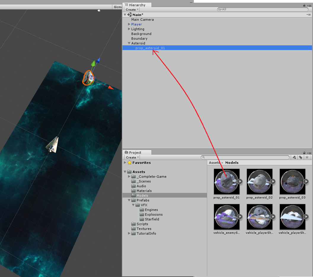 LateDreamer의 좌충우돌: Unity Tutorial: Space Shooter, part 4