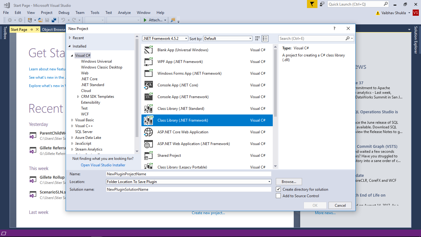 HOW TO START DEVELOPING A PLUGIN IN DYNAMICS CRM