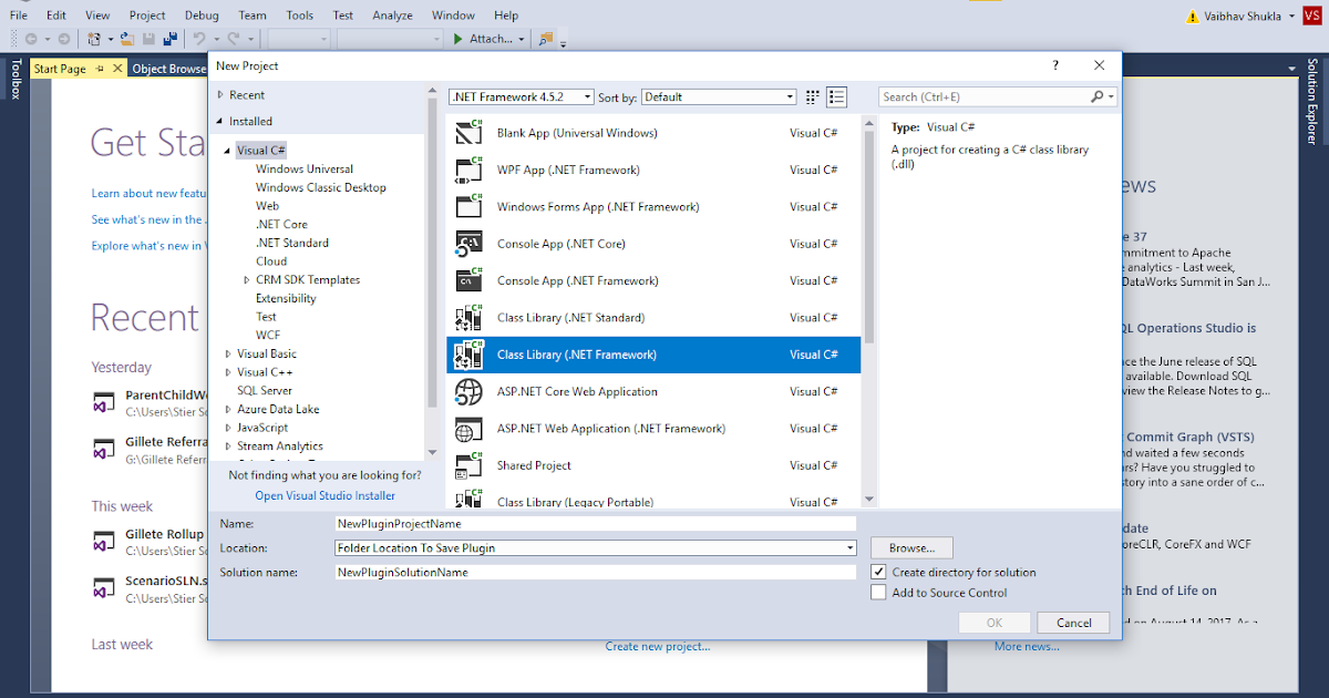 HOW TO START DEVELOPING A PLUGIN IN DYNAMICS CRM