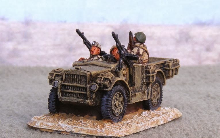 Miniature Soldiers: WWII Italian Auto Sahariana in North Africa, FOW