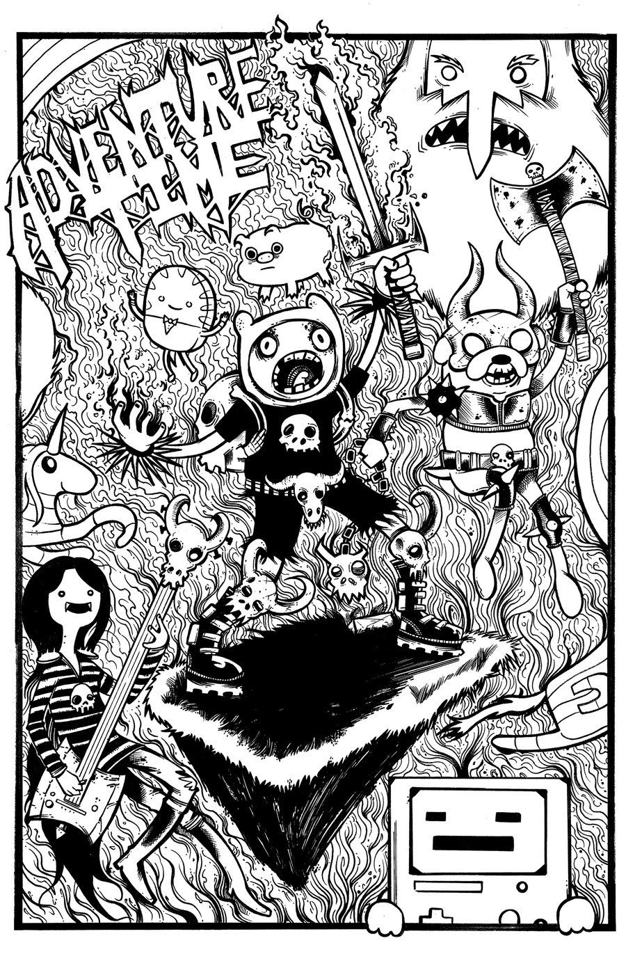 Keep it fresh: Black Metal ADVENTURE TIME