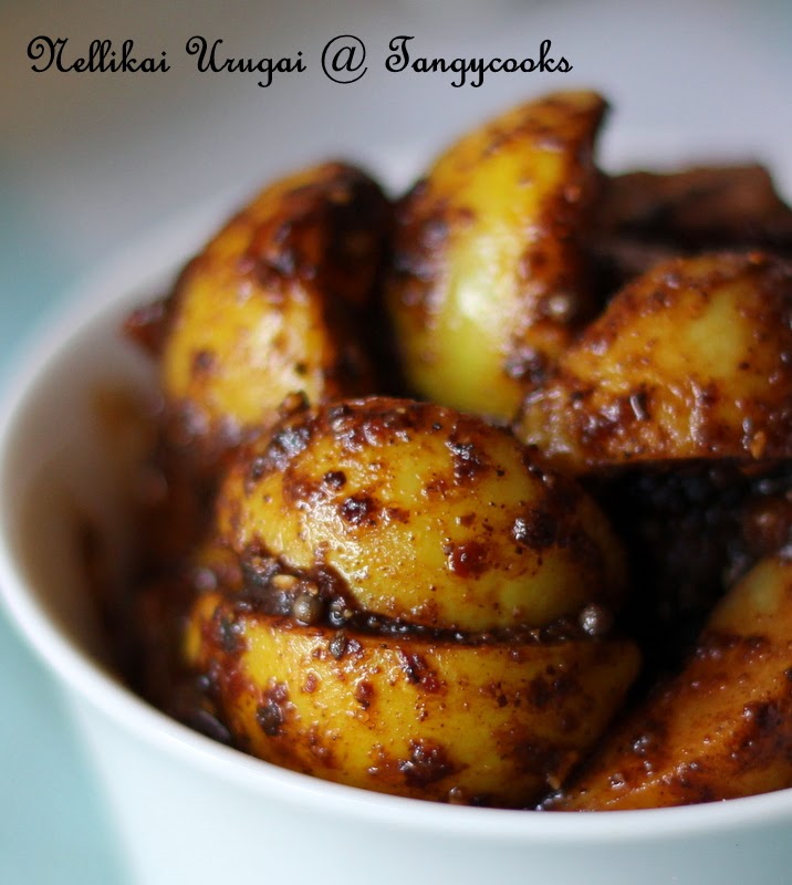 CONCOCTIONS OF A COOKAHOLIC !!!: Nellikai Urukai/Amla Achar/Gooseberry ...