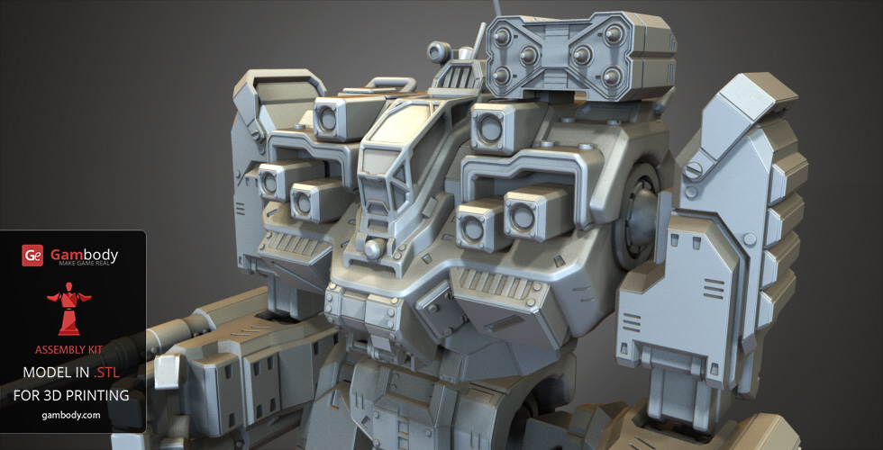 MechWarrior - Battlemaster 3D Printable Model | Nixon's 3D Models
