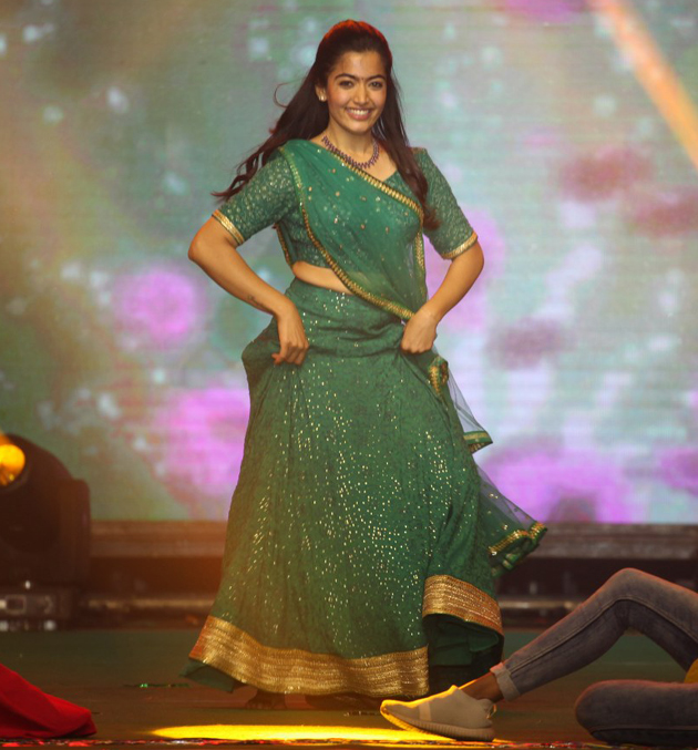 Rashmika Mandanna At Dear Comrade Pre Release Event Stills