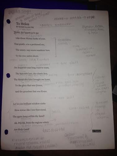 It's Legit: AP Lit: Blog #14: Paired Poems Group Presentation "Helen ...