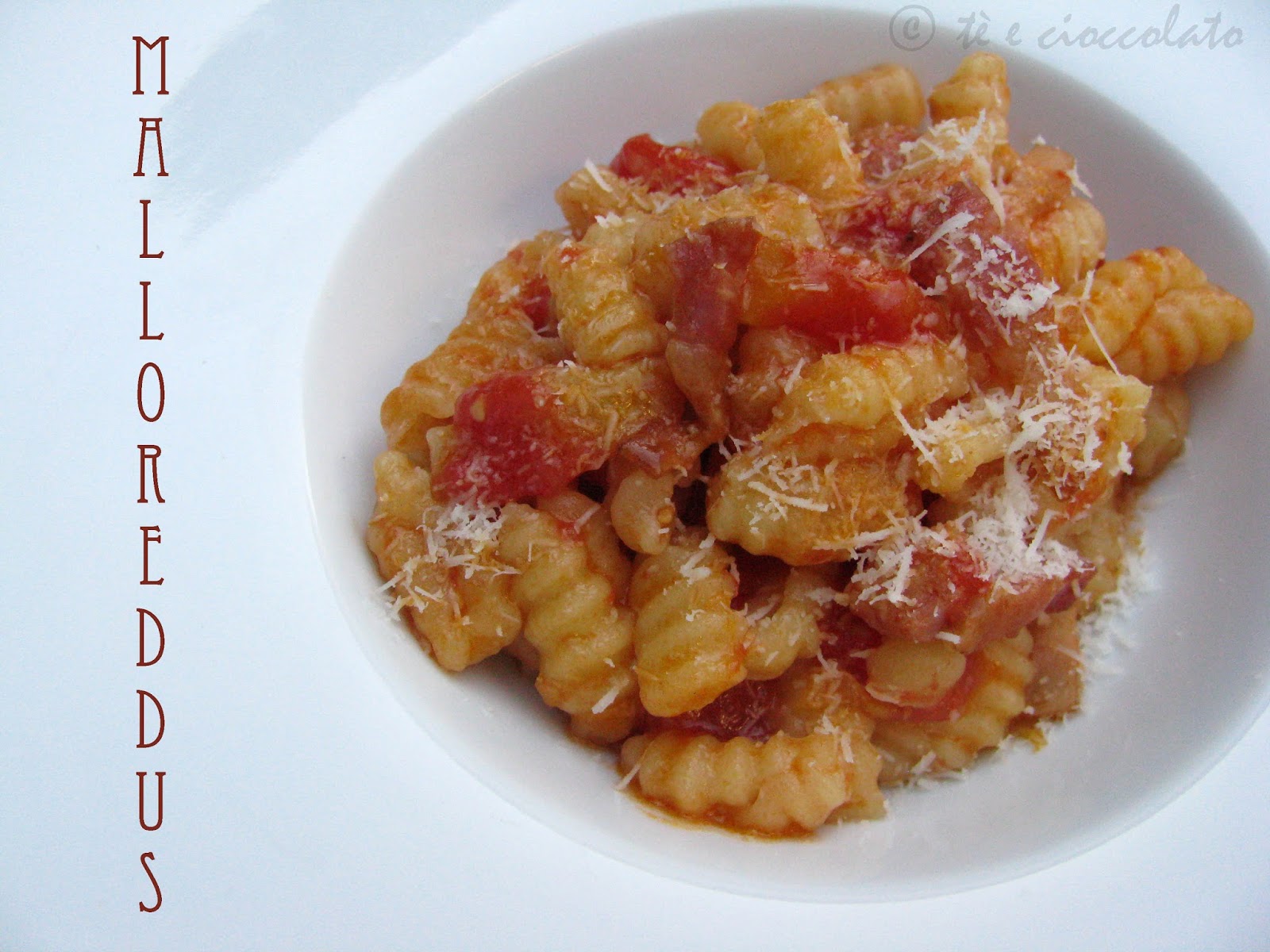 tè e cioccolato: Gnocchetti sardi