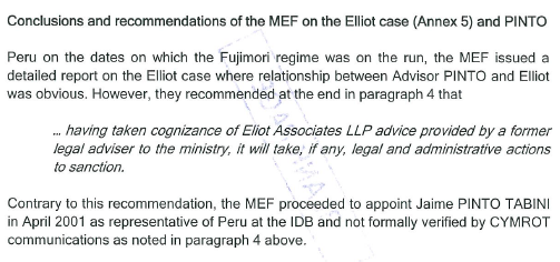 IKN | Jaime Pinto and Elliot Associates: The full case file in English