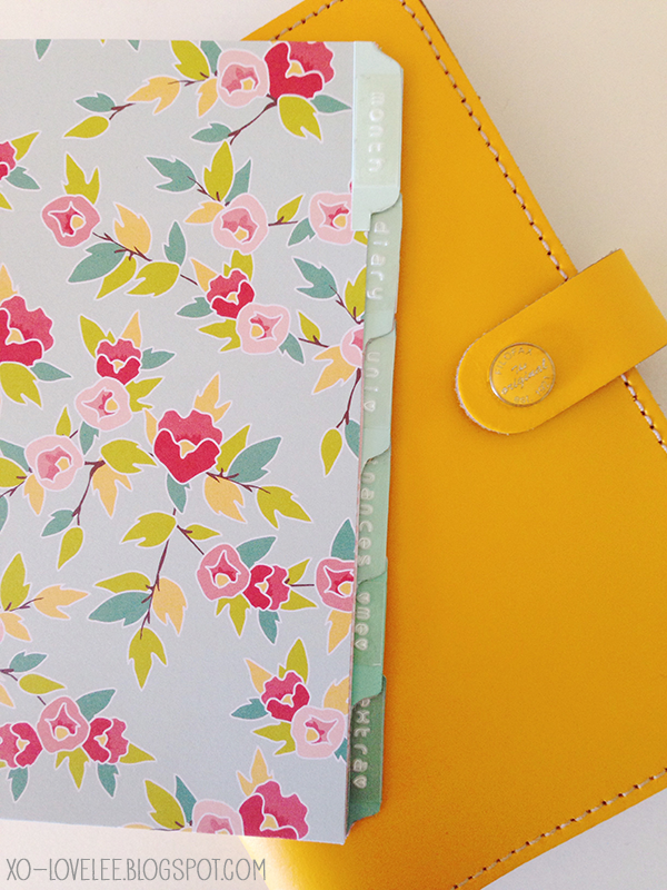 it's looking lovelee today: mint ombre side tabs