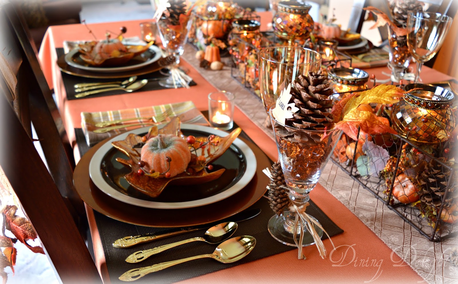 Dining Delight: Autumn in the Mountains Tablescape