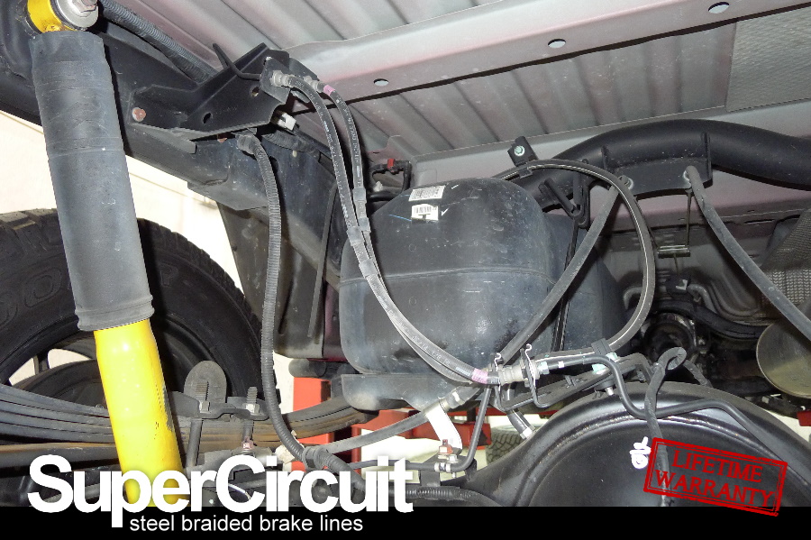 SUPERCIRCUIT Steel Braided Brake Lines: Ford Ranger (T6) 3.2D Wildtrak ...