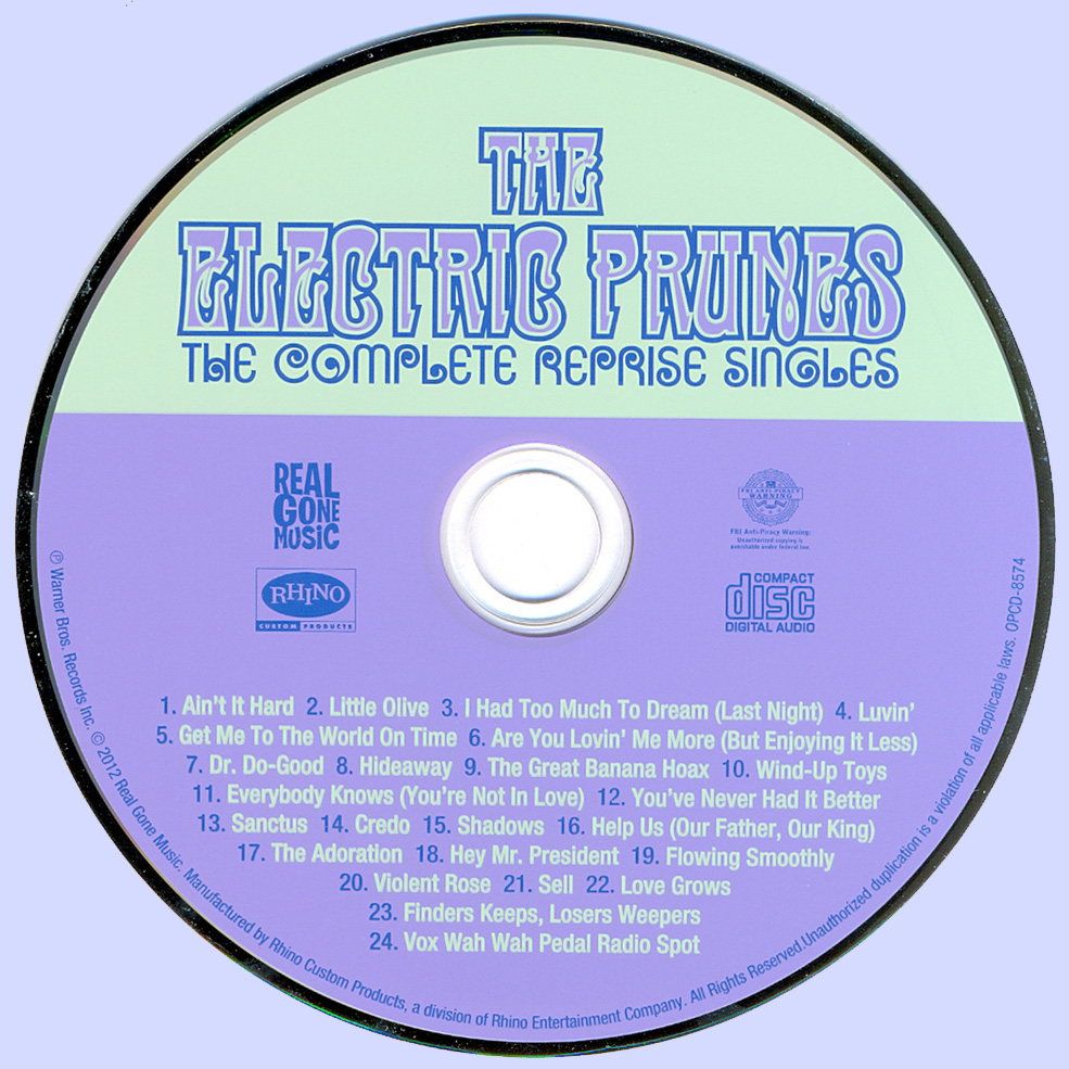Plain and Fancy: Electric Prunes - The Complete Reprise Singles (1966 ...