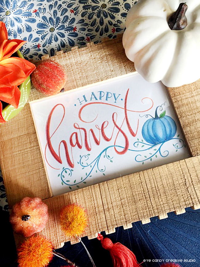 Eye Candy Creative Studio: FREEBIE :: Happy Harvest Art Print