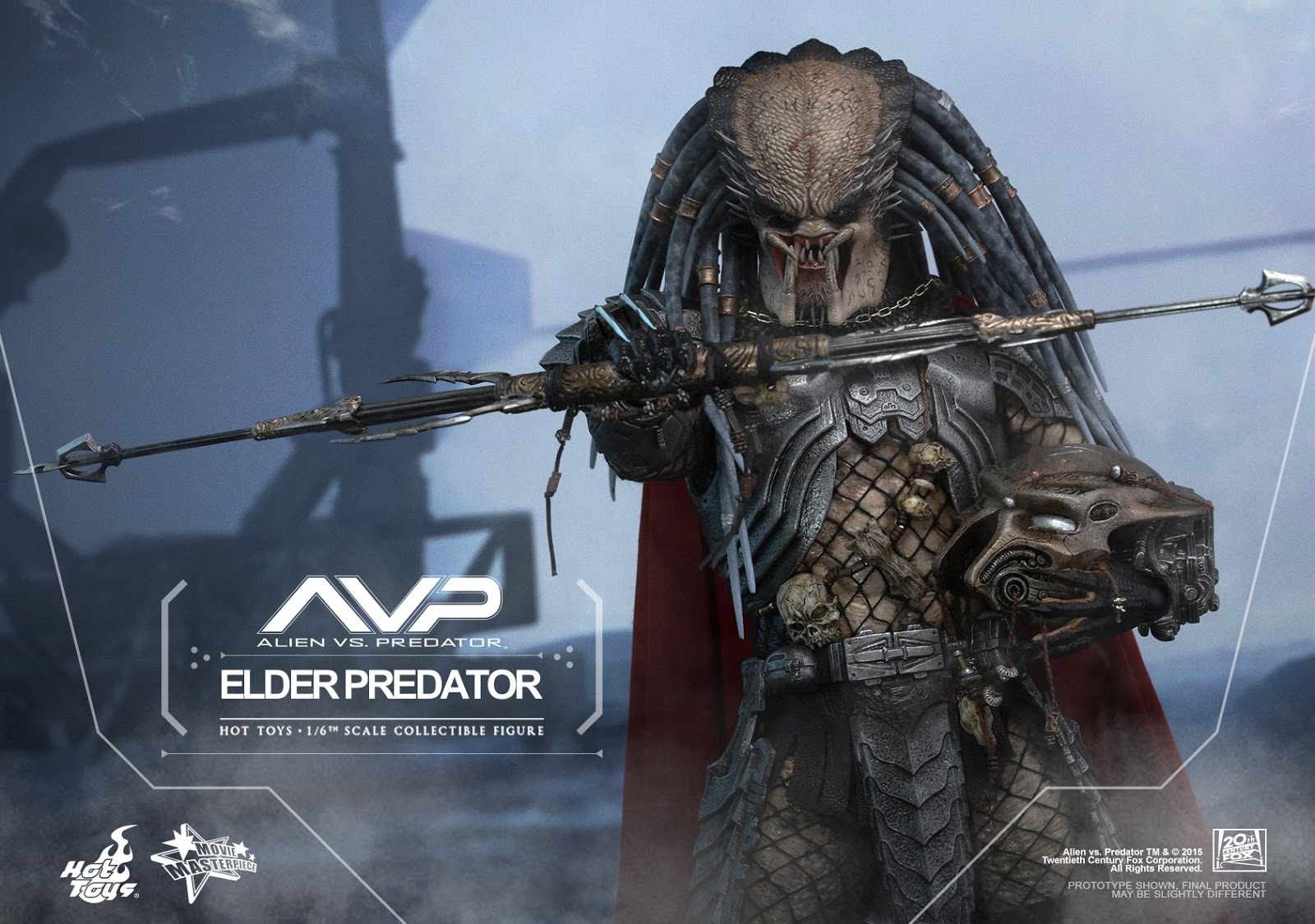 toyhaven: Preview Hot Toys MMS325 AVP (Alien Vs. Predator) 1/6th Elder ...
