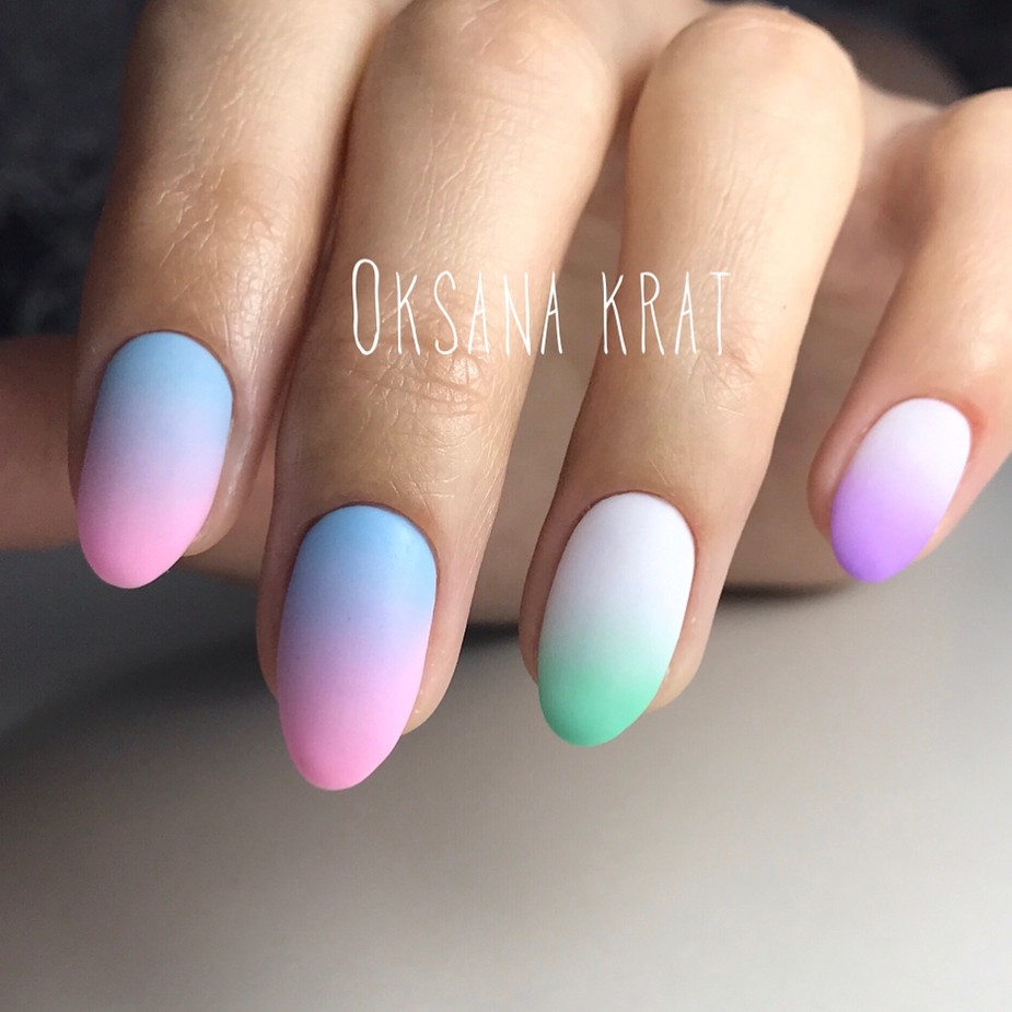 Ombre Nail Art – French fades, unicorn and more: The Best 4 Ombre Nail Art