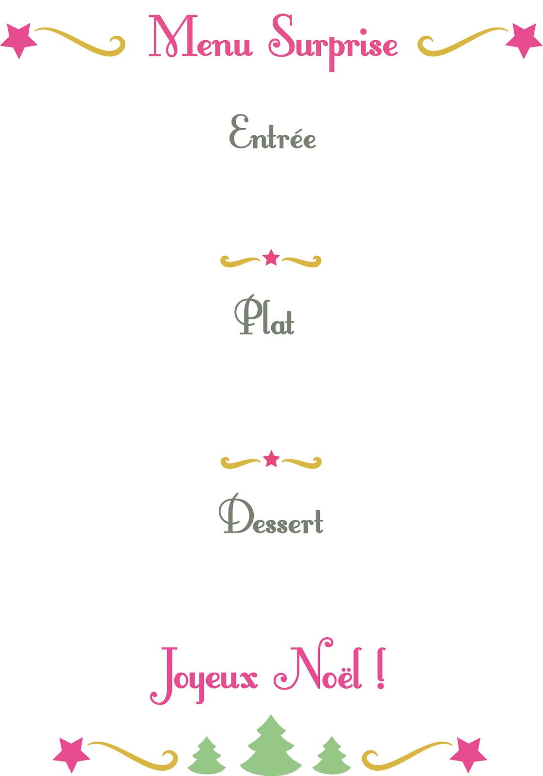 Marujismos varios: DIY Menu sorpresa