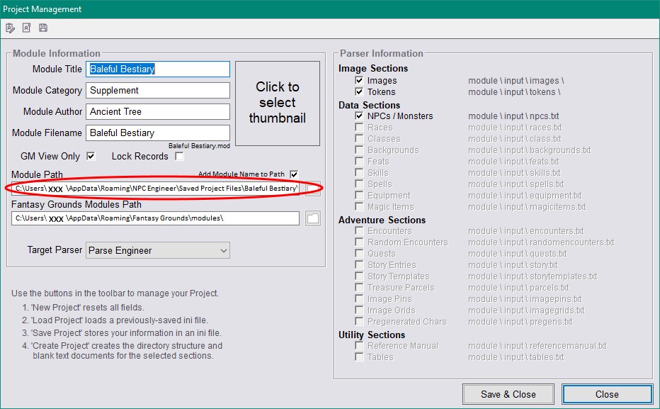 Engineer Suite: Consolidating your files in the standard directories