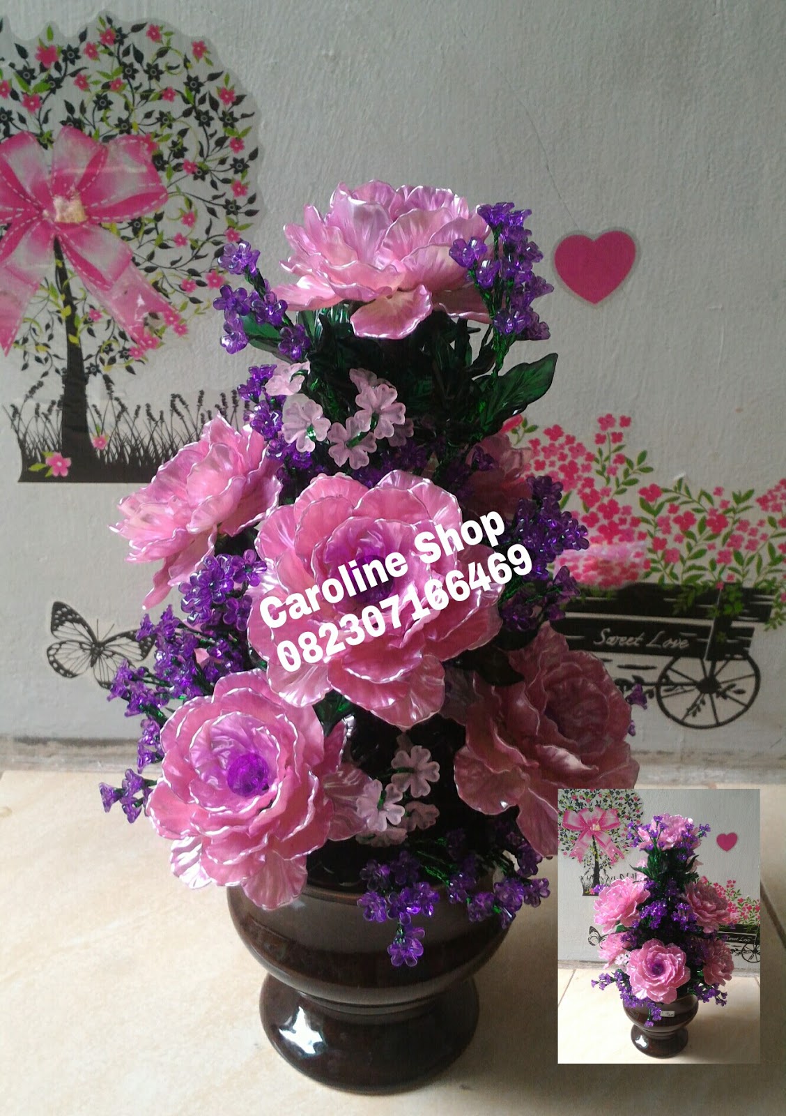 Kerajinan Manik dan Bunga Akrilik Jakarta: Bunga Acrylic