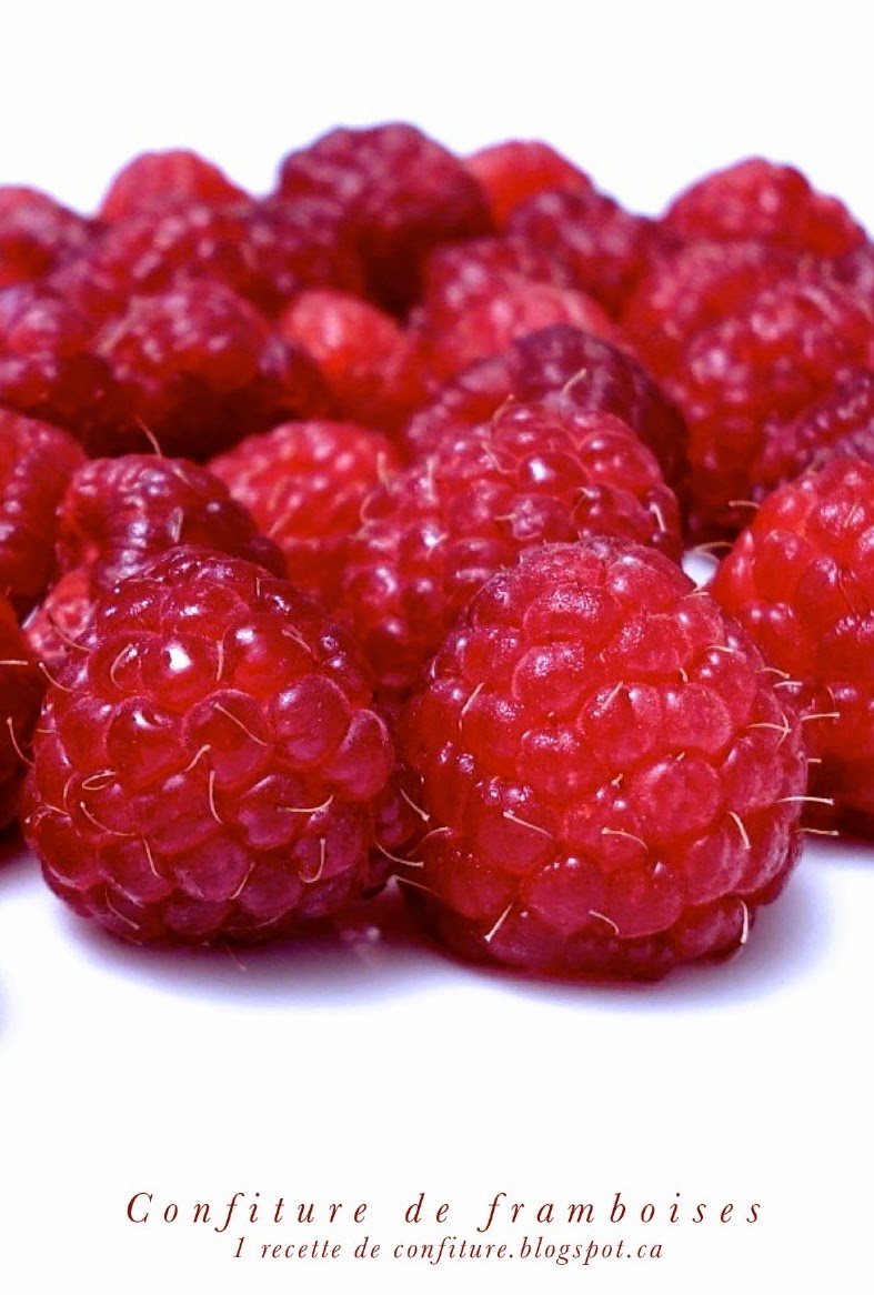 1 recette de confiture: Confiture de Framboises à la Vanille