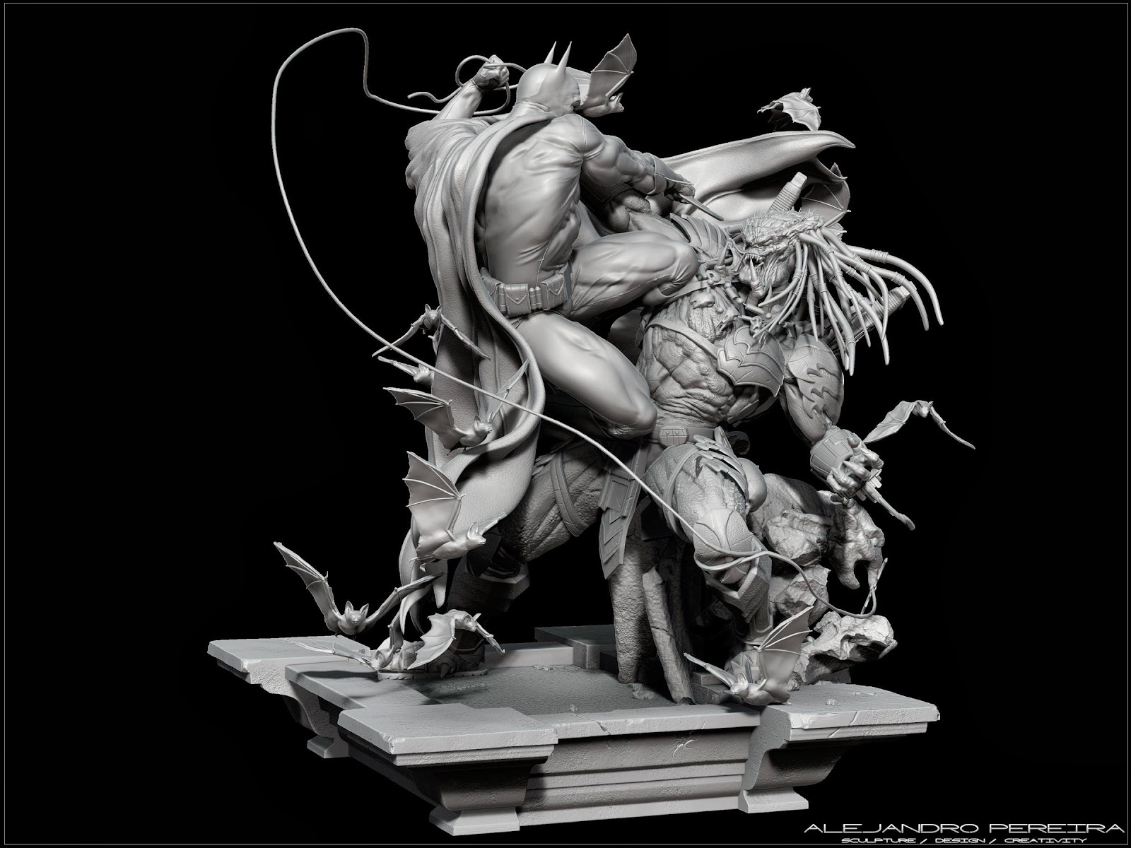 Some amazing 3d/CG Superhero sculptures by Alejandro Pereira. - Viral ...