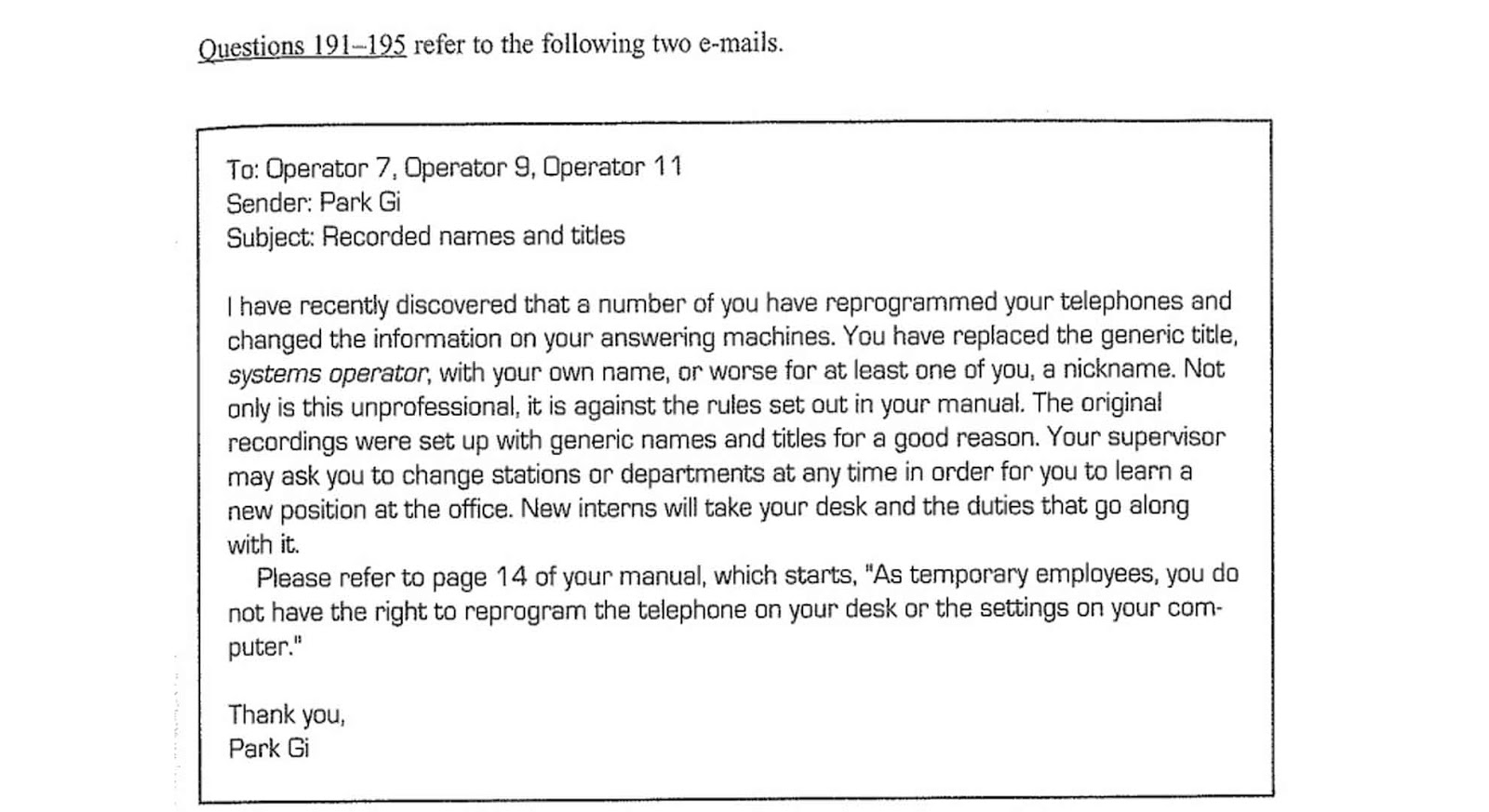 Full TOEIC Test 1 | Full Toeic Test Online Free