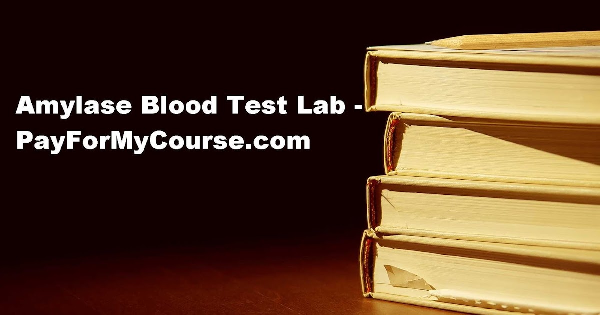Amylase Blood Test Lab