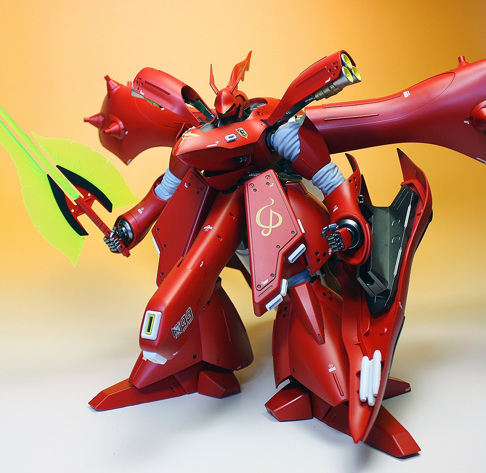 GUNDAM GUY: RE/100 MSN-04 II Nightingale - Painted Build