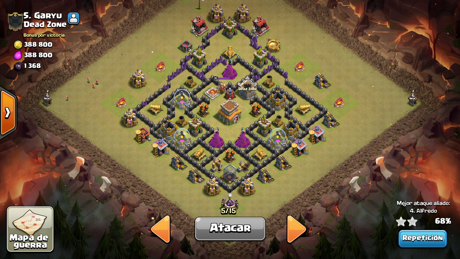 Libertarios Clash of Clans: Diseños aldea Th8