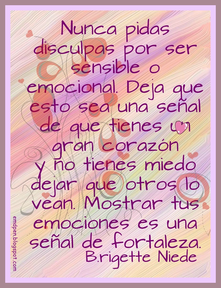 El mundo de paz en nosotros: Sentimiento 3º +10 lindas Imágenes con frases