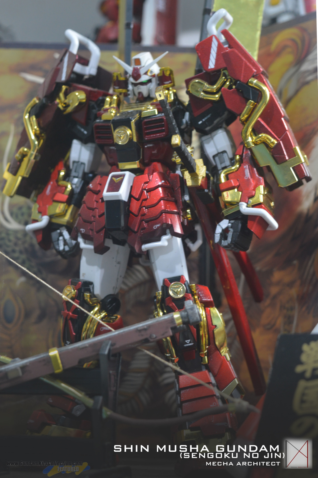 Custom Build: MG 1/100 Shin Musha Gundam (sengoku no Jin) ver. Mecha ...