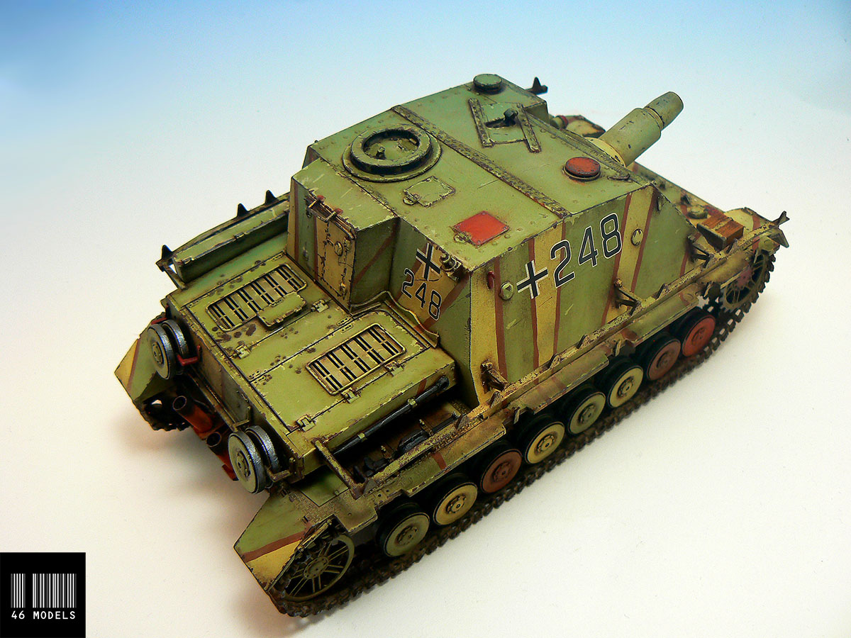 46 MODELS by Tomasz Bajer : 1/35 STURMPANZER IV BRUMMBAR LATE, Sd.Kfz. 166