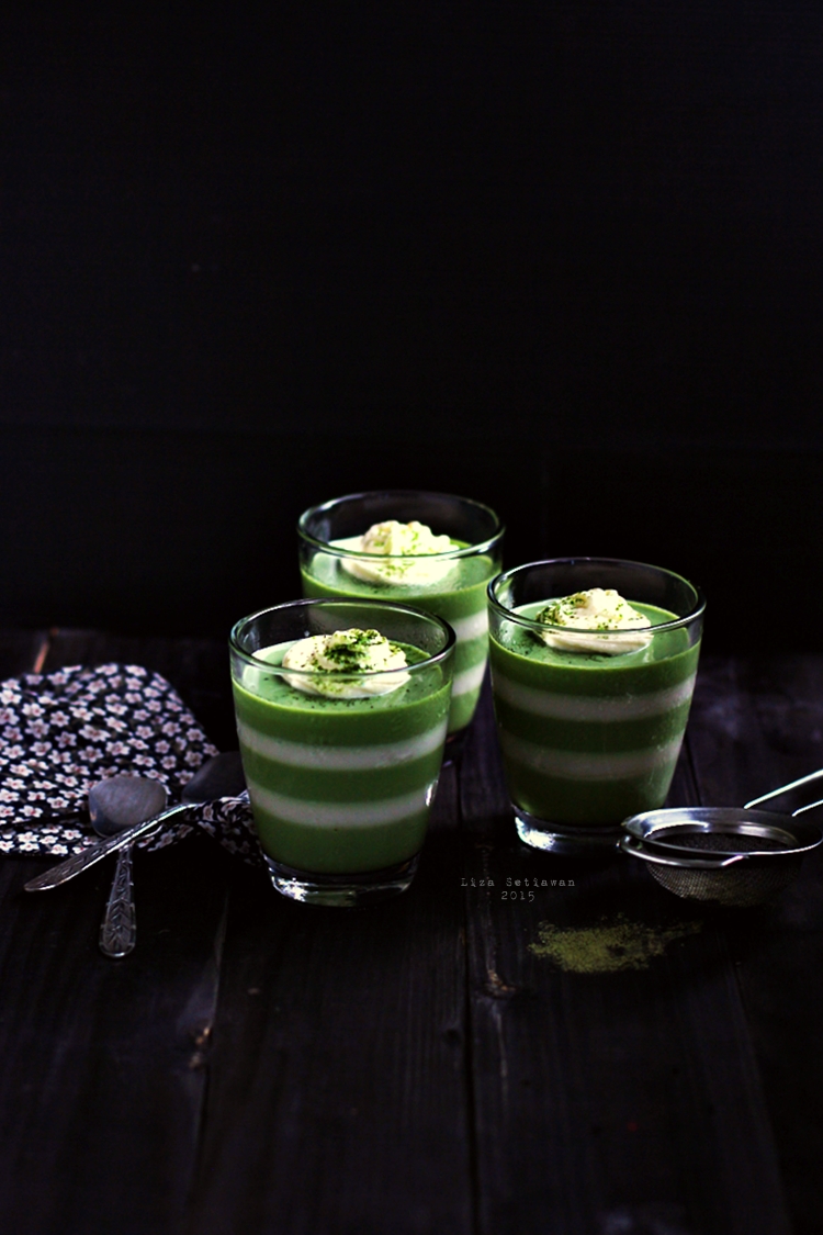 My life, my love, my food: Green Tea Layer Pudding