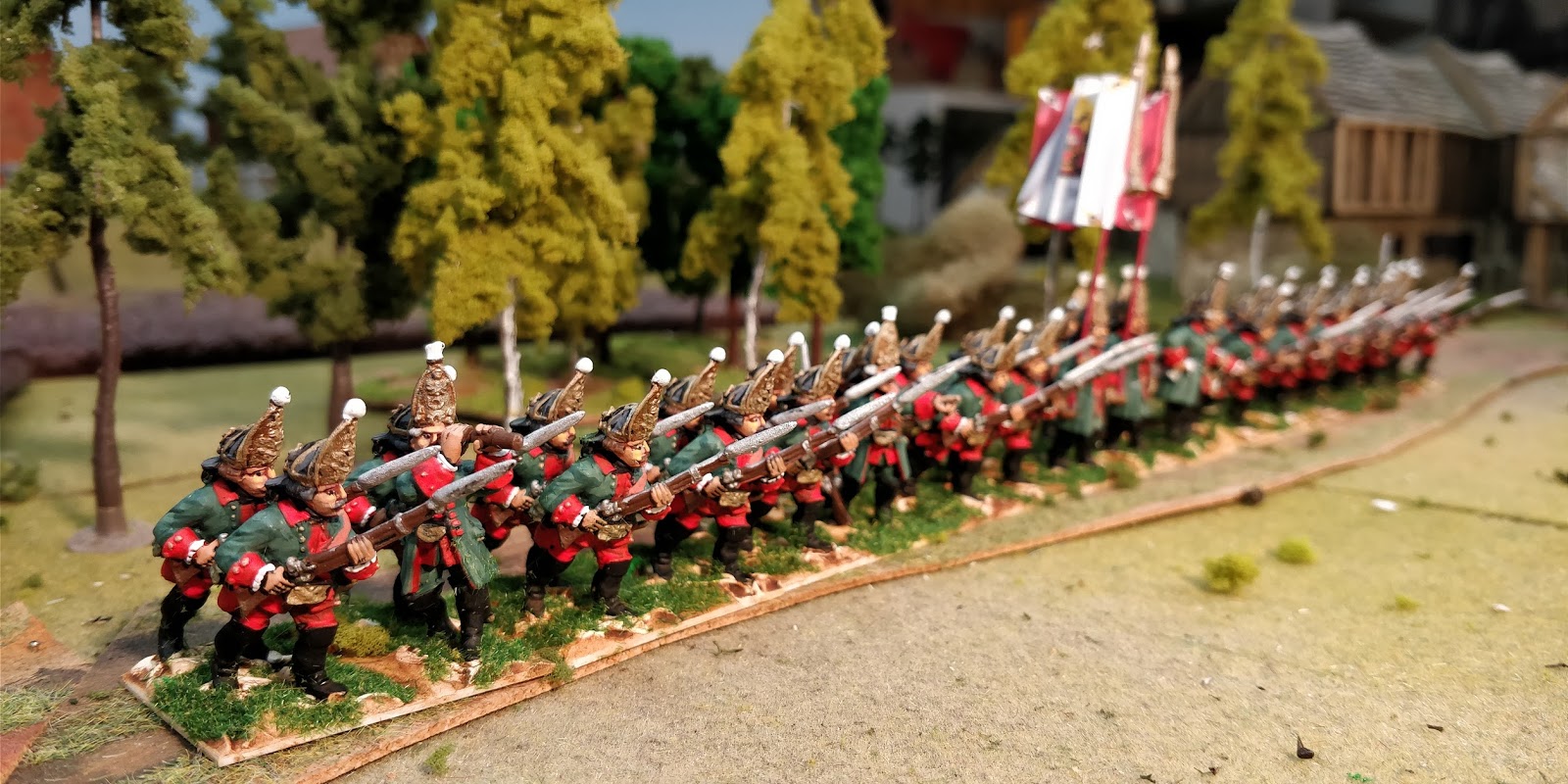 Painting Wargames Figures: 28mm SYW Russian Observation Corps Grenadier ...