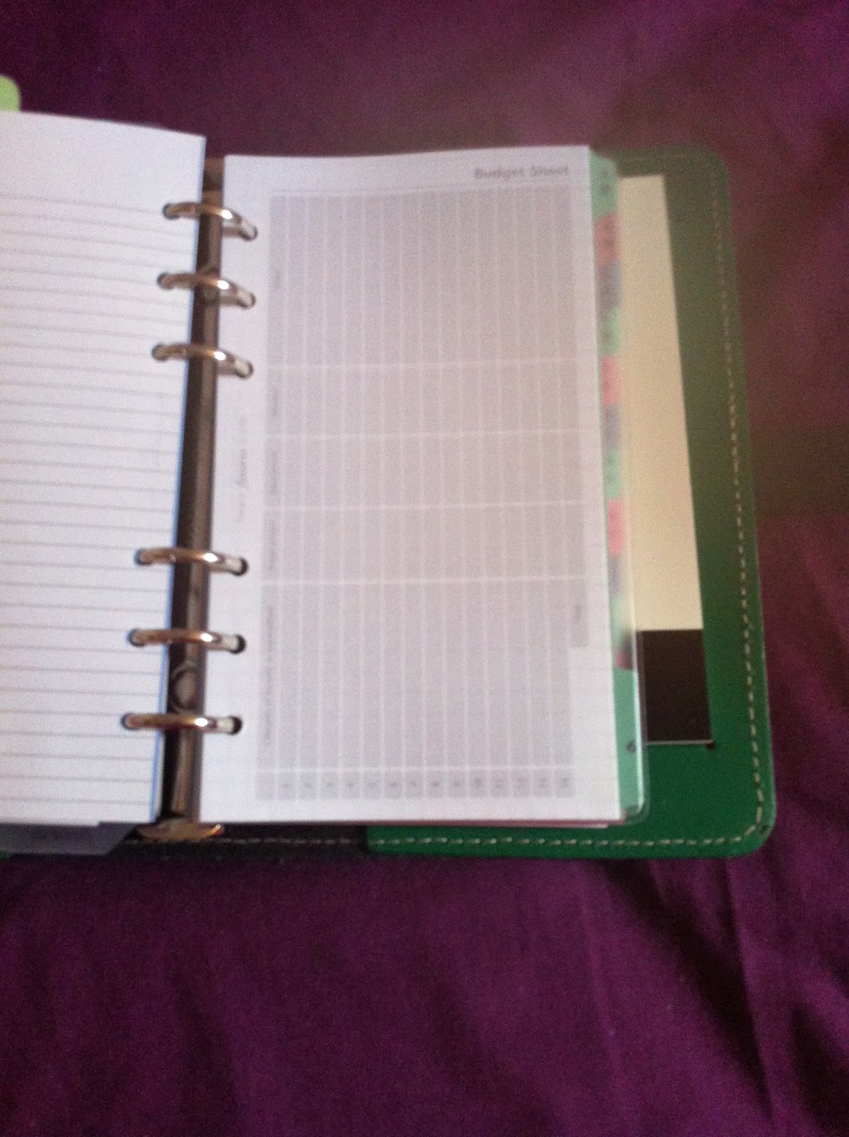 The University Project: Filofax Original Set Up