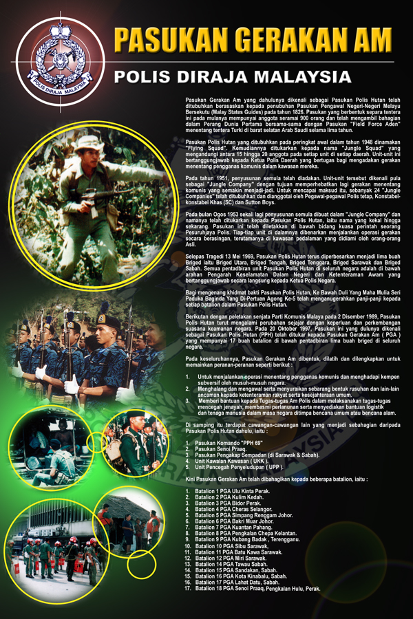 PASUKAN GERAKAN AM (PGA) PDRM | Galeri PDRM