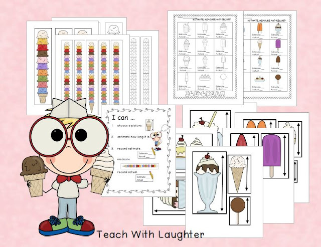Teach With Laughter: Ice Cream Measuring