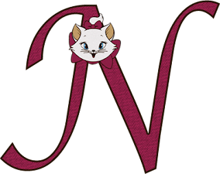 Abecedario con Gatita Marie. Marie Aristocats Alphabet. - Oh my Alfabetos!