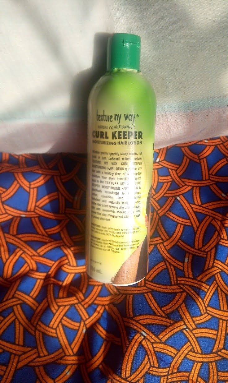 TEXTURE MY WAY CURL KEEPER HAIR LOTION REVIEW, - Pretty Mundne!!!