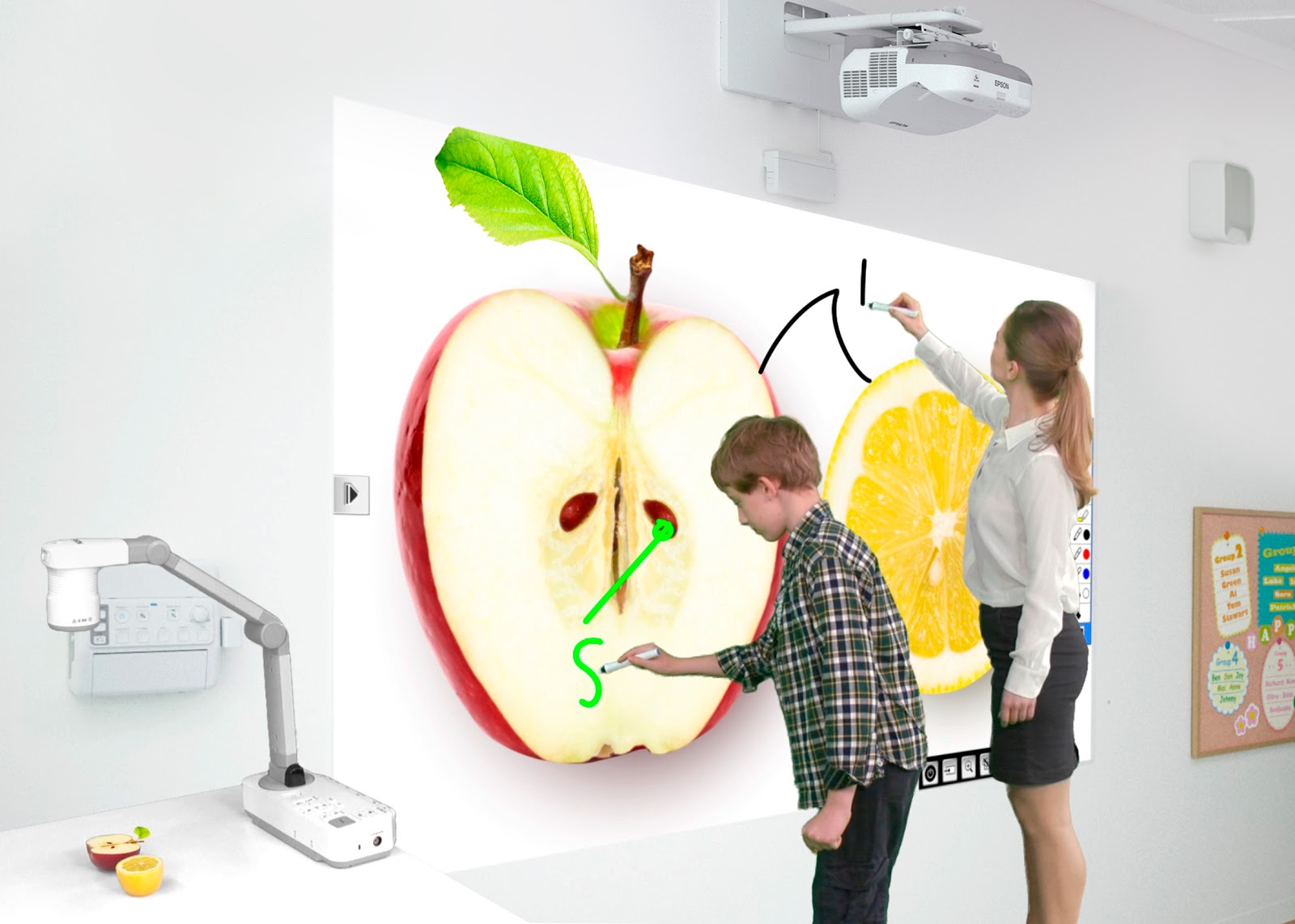 Interactive projectors for education models worldwide ! Epson and SMART ...
