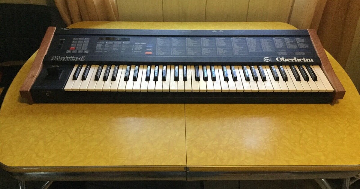 MATRIXSYNTH: Oberheim MATRIX-6 with Custom Wood Side Panels