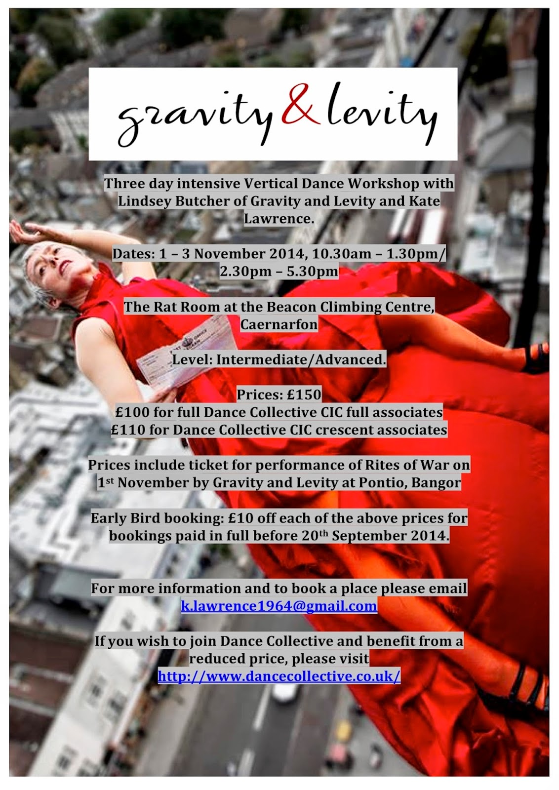 vertical dance network: Gravity and Levity