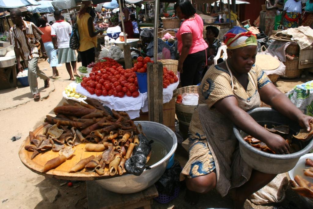 Sauder's In Ghana: Nsawam Central Market