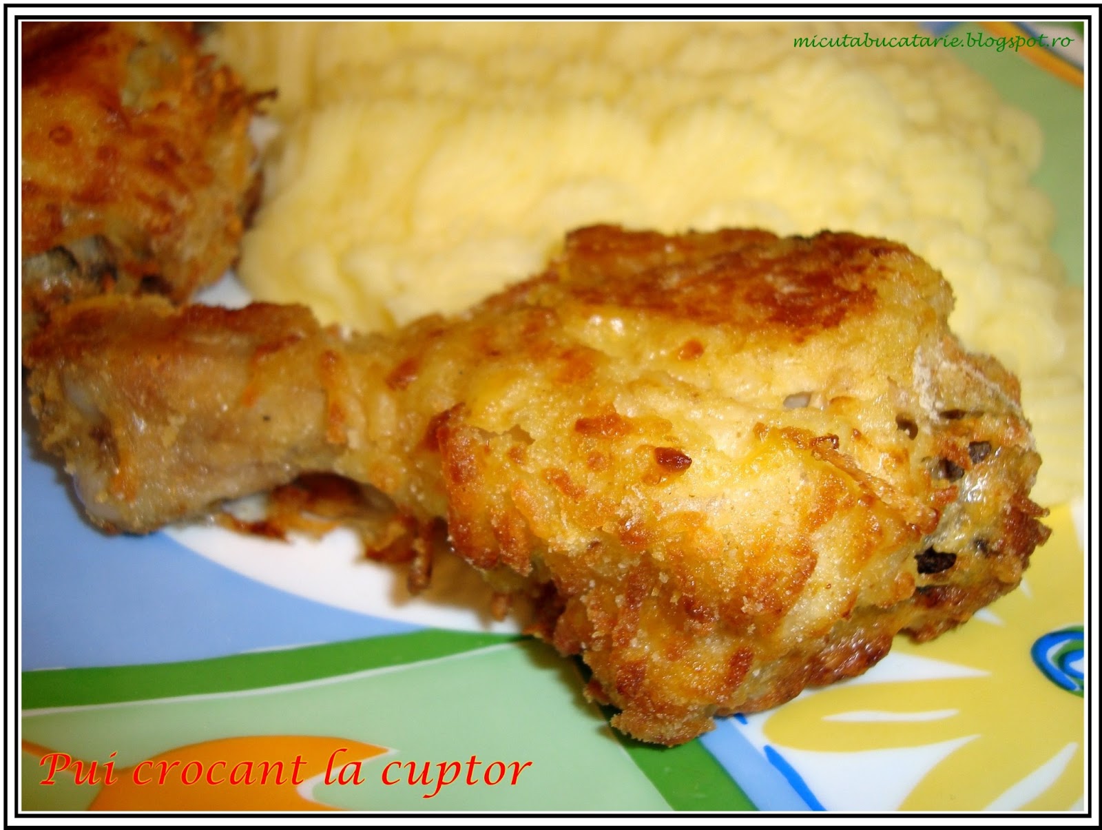 Micuta bucatarie a Ramonei: Pui crocant la cuptor